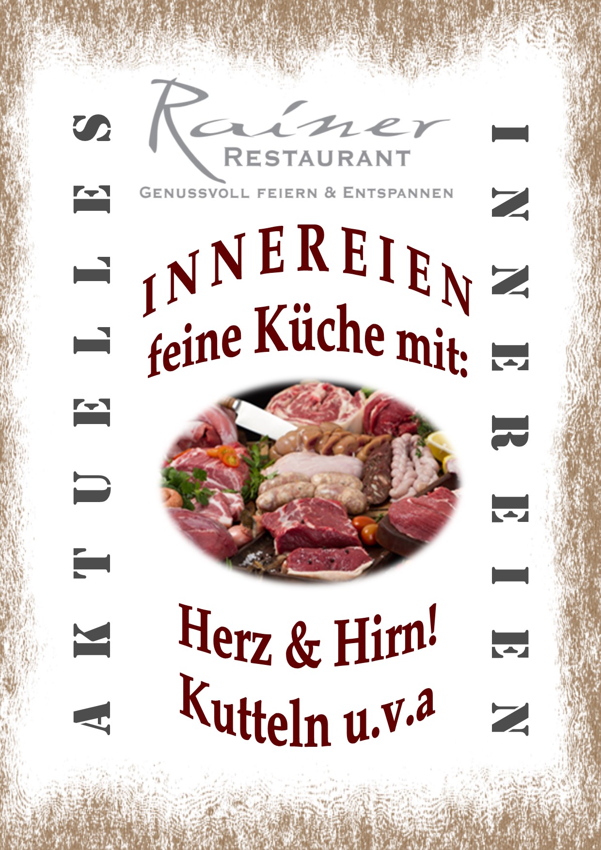Restaurant Rainer - Wilkommen
